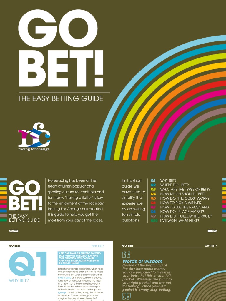 Go Bet Guide | PDF | Odds | Horses