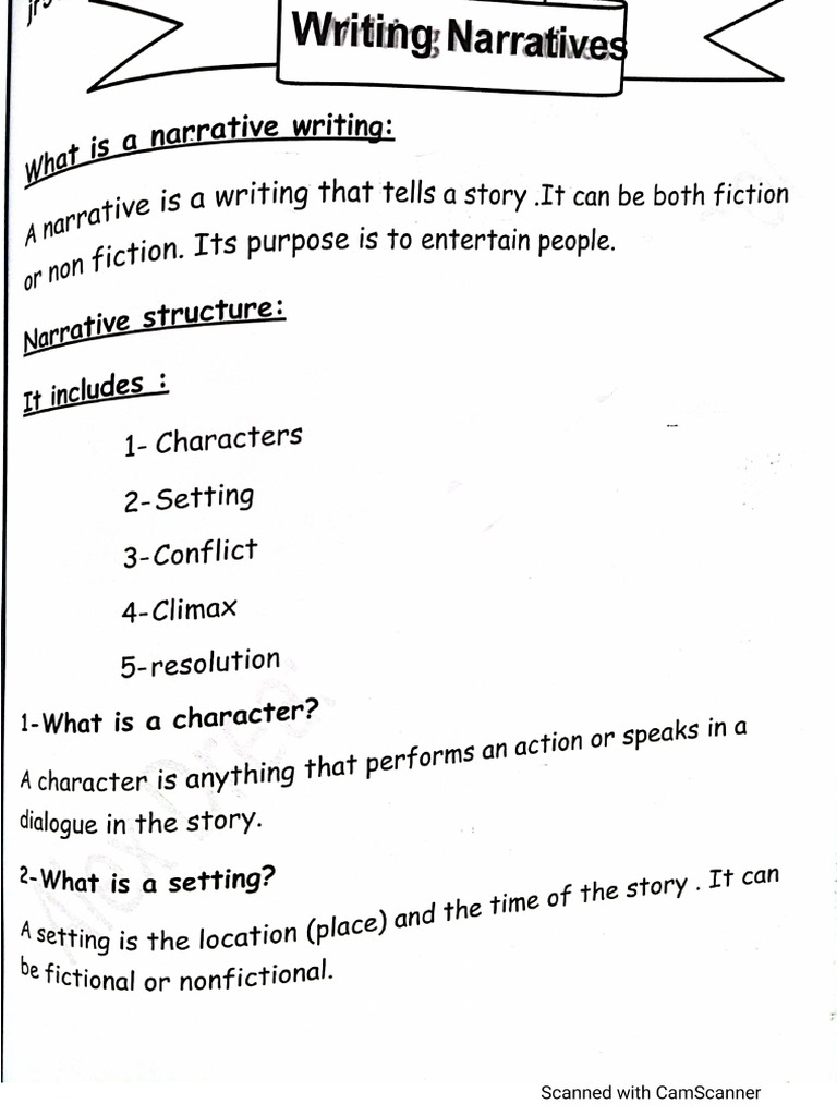 Narrative Writing | PDF