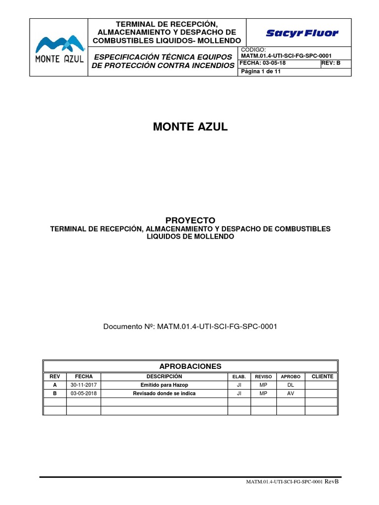 1.2 MATM.01.4-UTI-SCI-FG-SPC-0001 RB - ET Equipo Proteccion CI | PDF ...
