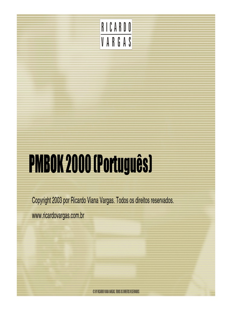 Detalhamento Mapa Mental Pmbok 2000 | PDF | Gestão de recursos humanos | Qualidade (negócios)