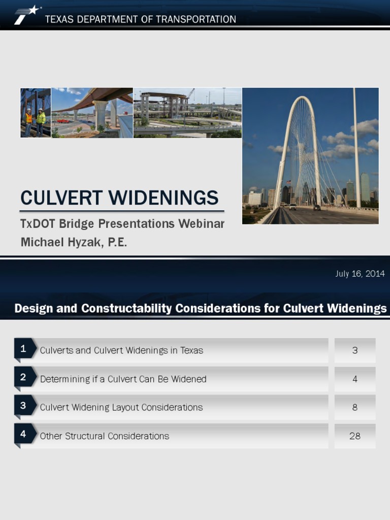 Culvert Widening | PDF | Bridge | Civil Engineering