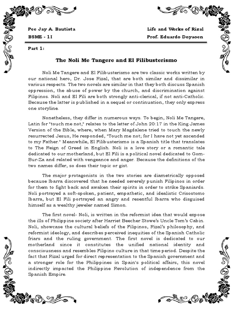 Life and Works of Jose Rizal Essay | PDF | Philippines
