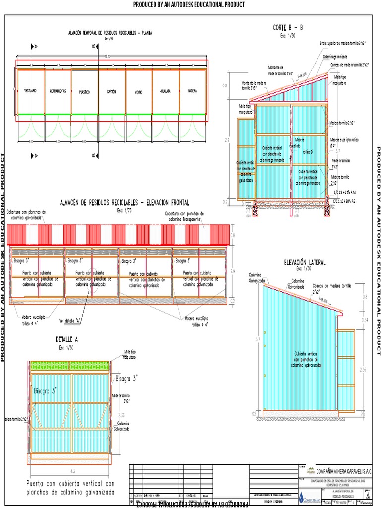 Almacén Temporal de Residuos Reciclables | PDF | Madera