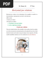 Class II and Class III Jaw Relations | PDF | Mouth | Dental Anatomy
