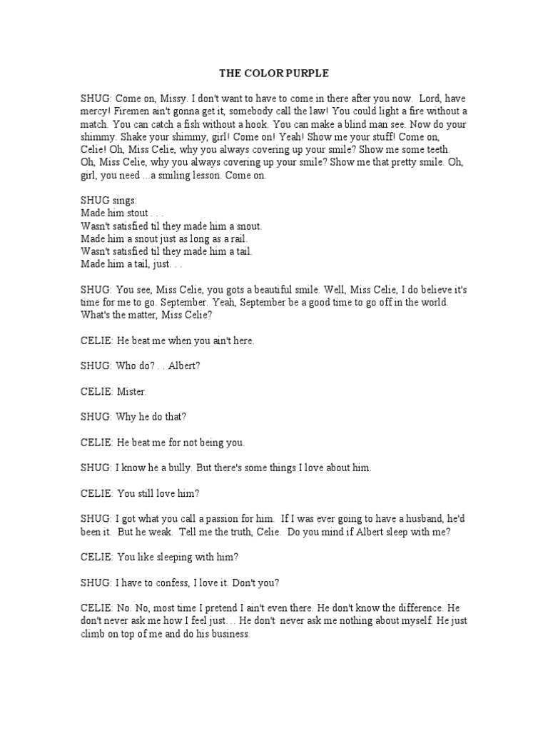 The Color Purple | PDF