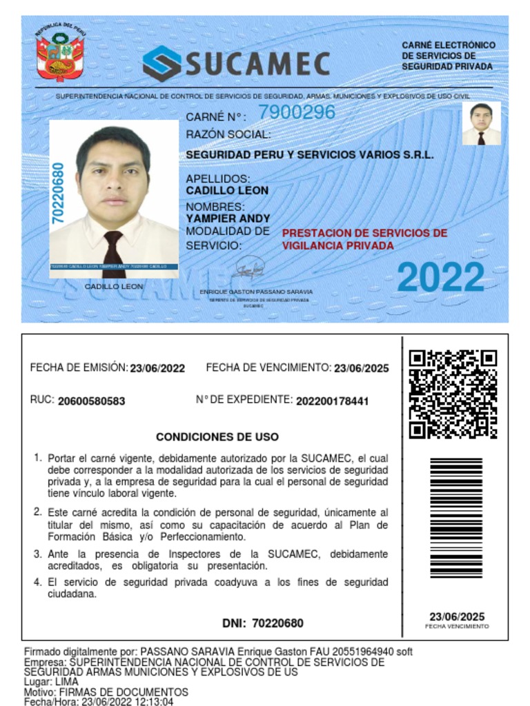 Cadillo Leon Yampier Andy | PDF | Gobierno