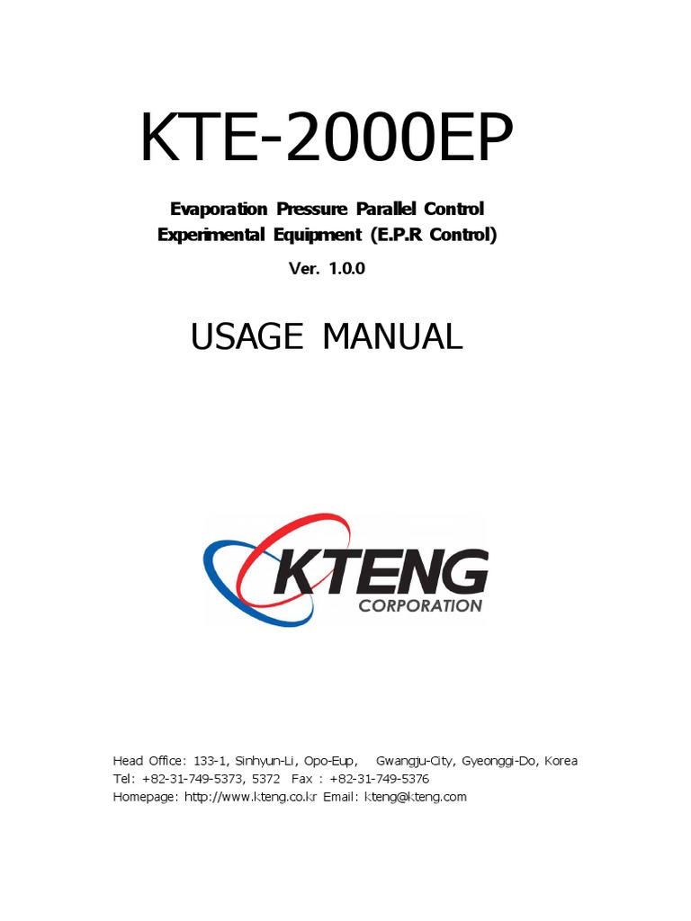 Kte 2000ep | PDF | Switch | Relay