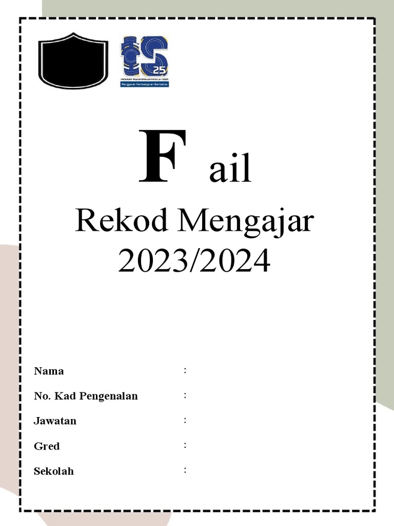 FAIL REKOD PERSEDIAAN MENGAJAR 2023 | PDF
