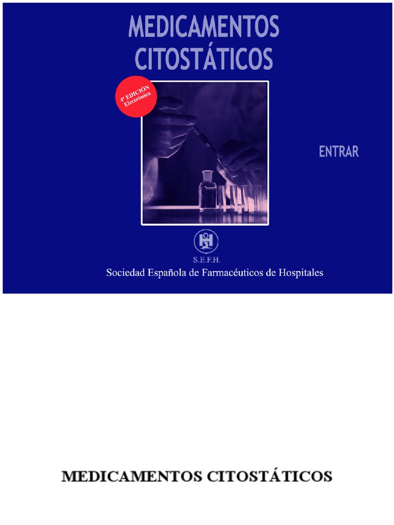 Citostaticos | PDF | Medicamentos con receta | Farmacocinética