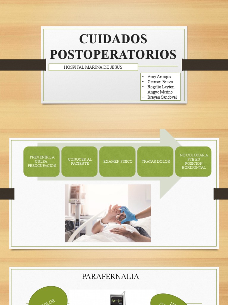 Cuidados Postoperatorios | PDF | Septicemia | Medicina CLINICA