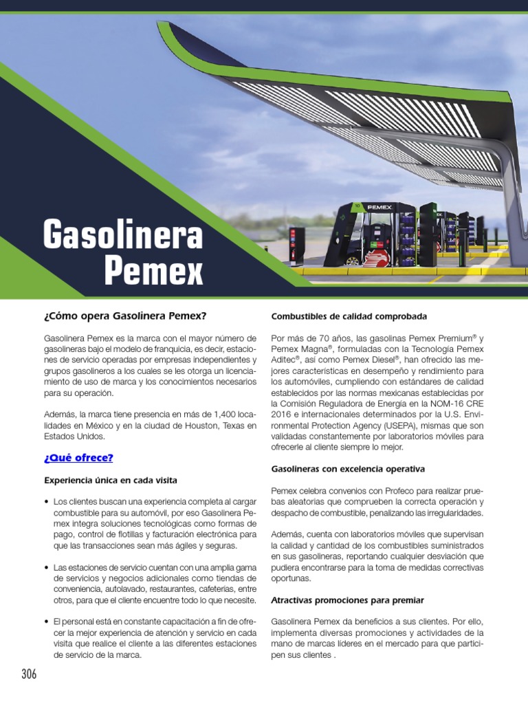 Gasolinera Pemex | PDF | Estación de servicio | Marca