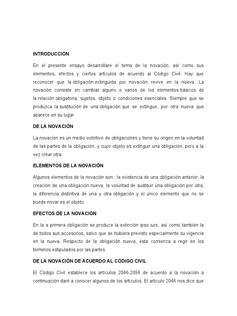 De La Novacion | PDF | Justicia | Crimen y violencia De La Novacion | PDF | Justicia | Crimen y violencia