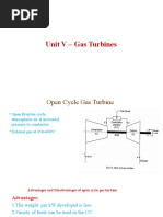 Difference Between Open Cycle Gas Turbine and Closed Cycle Gas Turbine | PDF | Gas Turbine | Turbine
