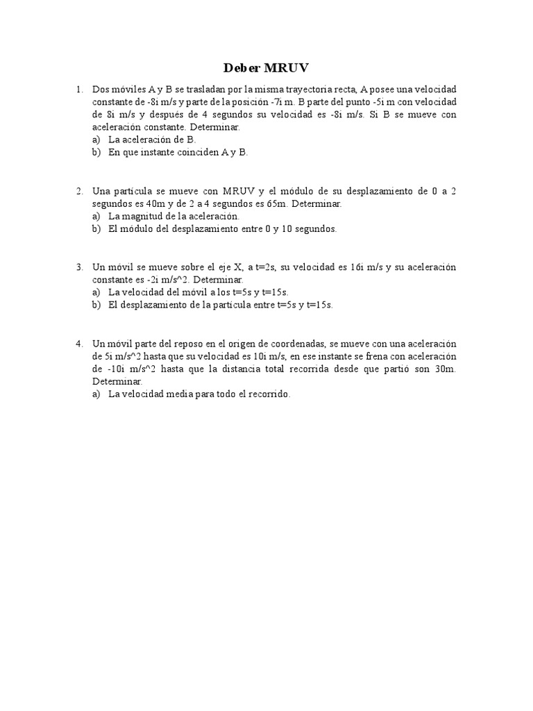 Deber Mruv | PDF