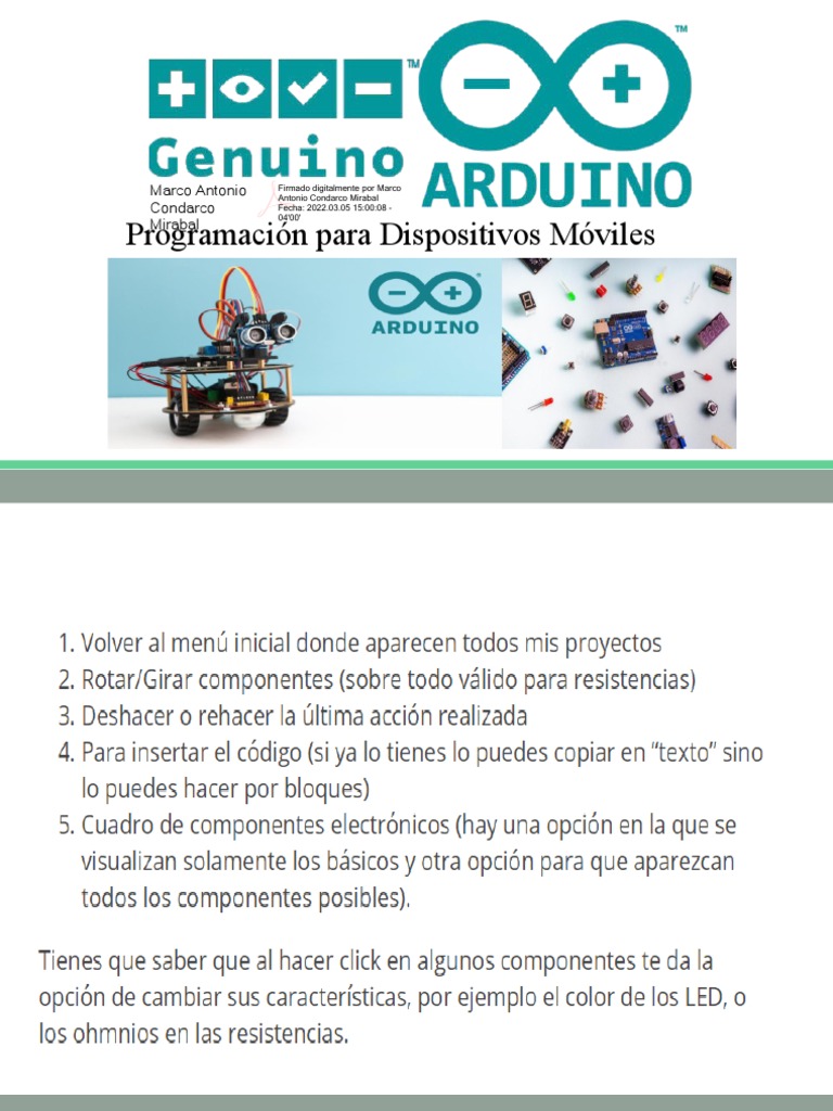 Prácticas de Arduino en Tinkercad | PDF | Resistor | Transistor