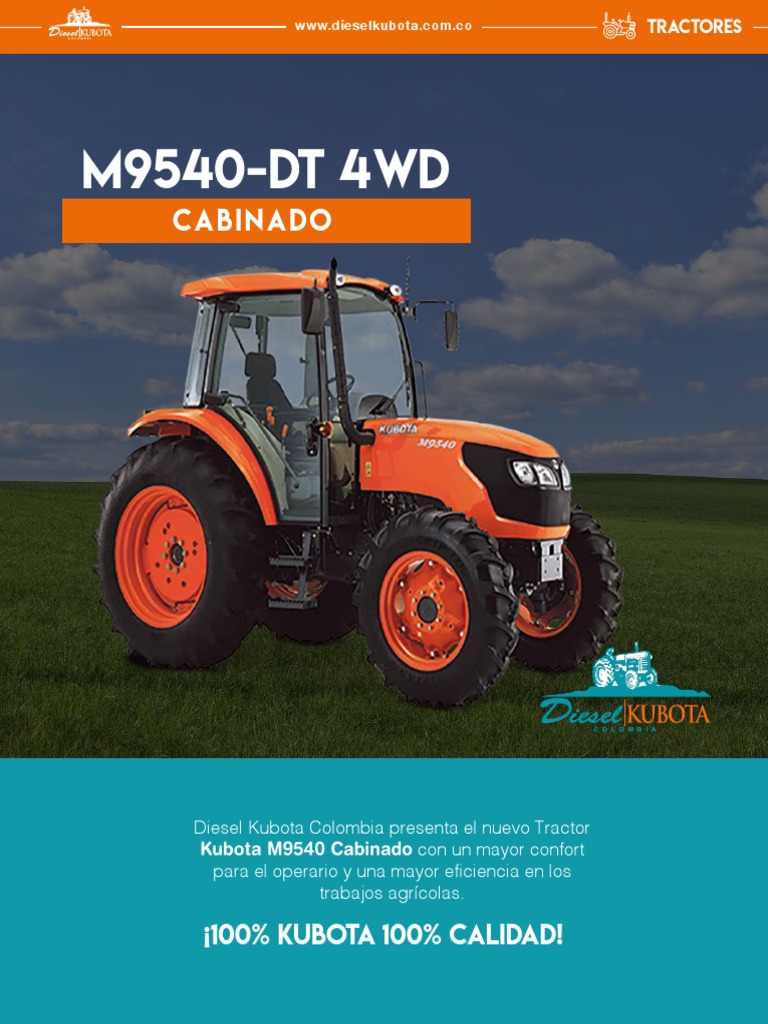 M9540 Cabinado | PDF | Tractor | Transporte