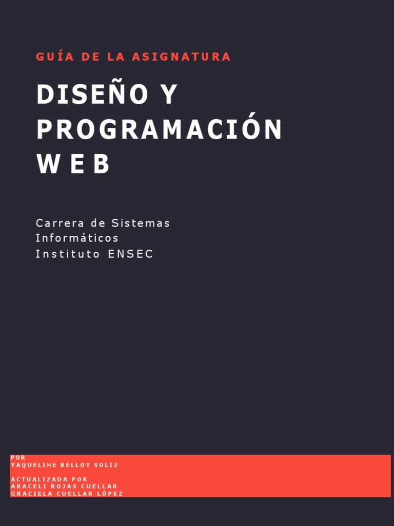 GUIA DE DISEÑO Y PROGRAMACIÓN WEB I - Unidad 1 | PDF | sistema de nombres de dominio | Red mundial