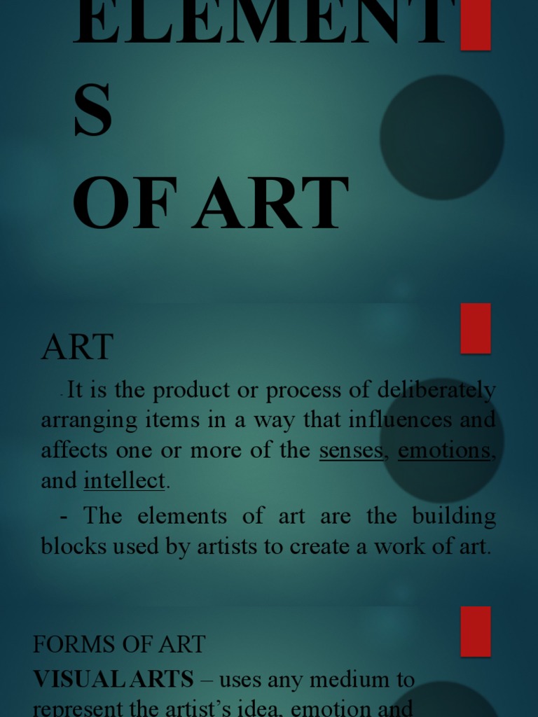 Elements and Principles of Art | PDF | The Arts | Color