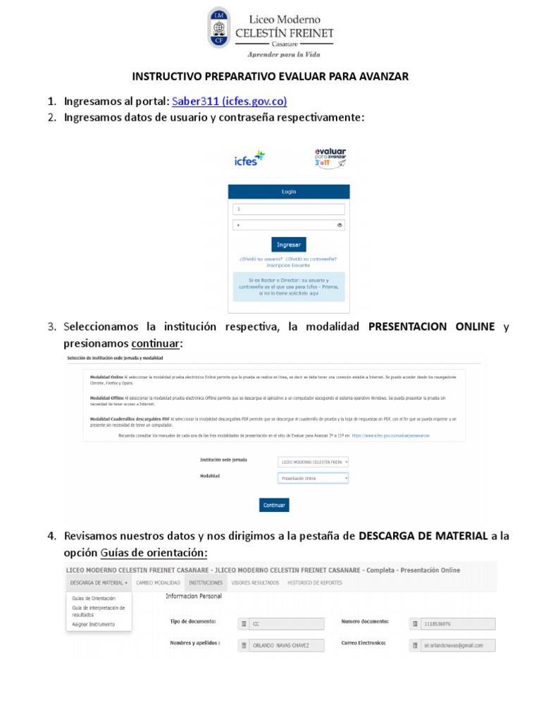 Instructivo EA 2023 | PDF | Crecimiento personal y profesional