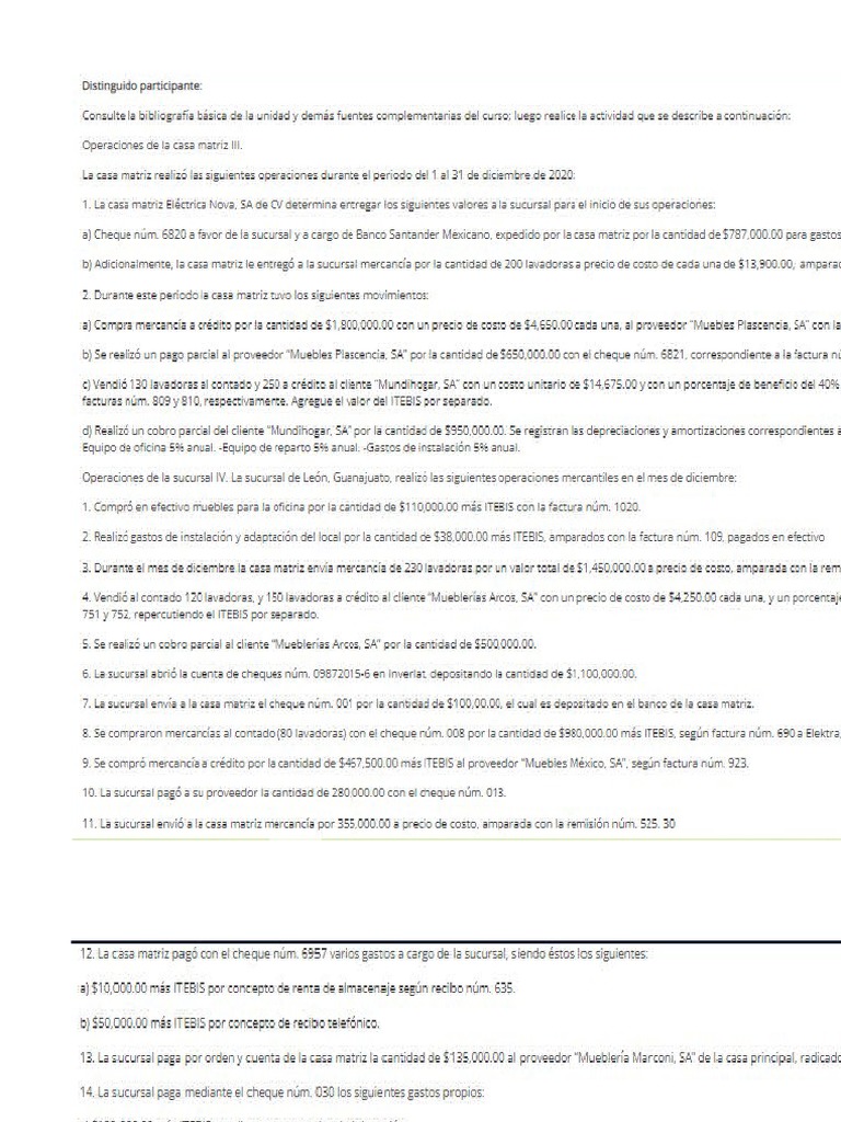 Tarea II Cont Sup | PDF | Bancos | Bancario