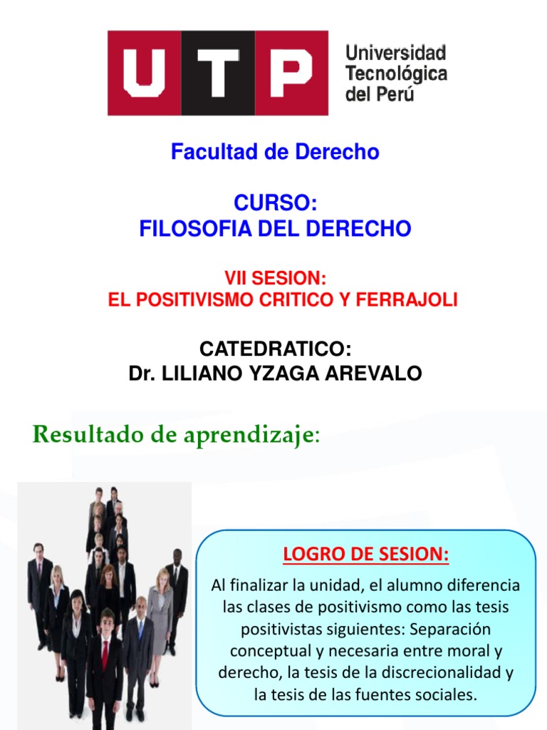 Sesion 07 El Positivismo Critico y Ferrajoli | PDF | Positivismo ...