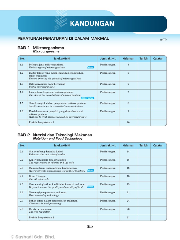 Sps Sains TG 5 - Part1 | PDF