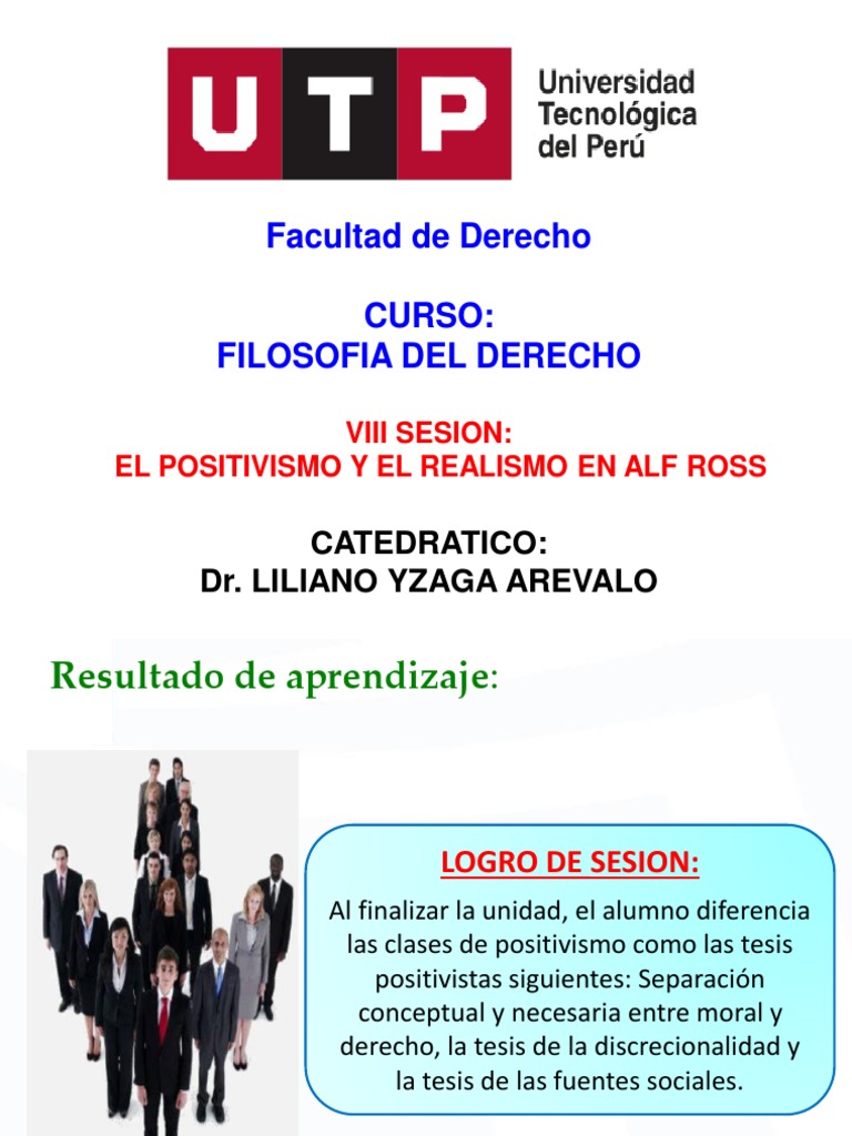 Sesion 08 El Positivismo y El Realismo en Alf Ross | PDF | Juez | Positivismo