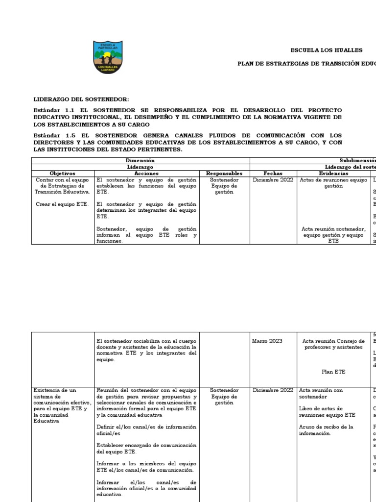 Estrategias de Transición Educativa | PDF | Enseñando | Maestros