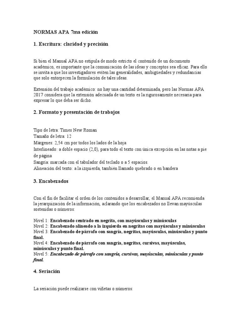 Normas APA 7ma Edición | PDF | Comillas