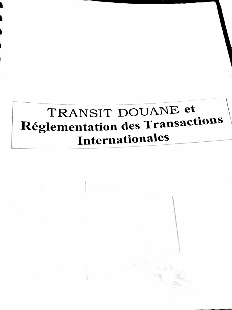 Transit Douane 2020 | PDF