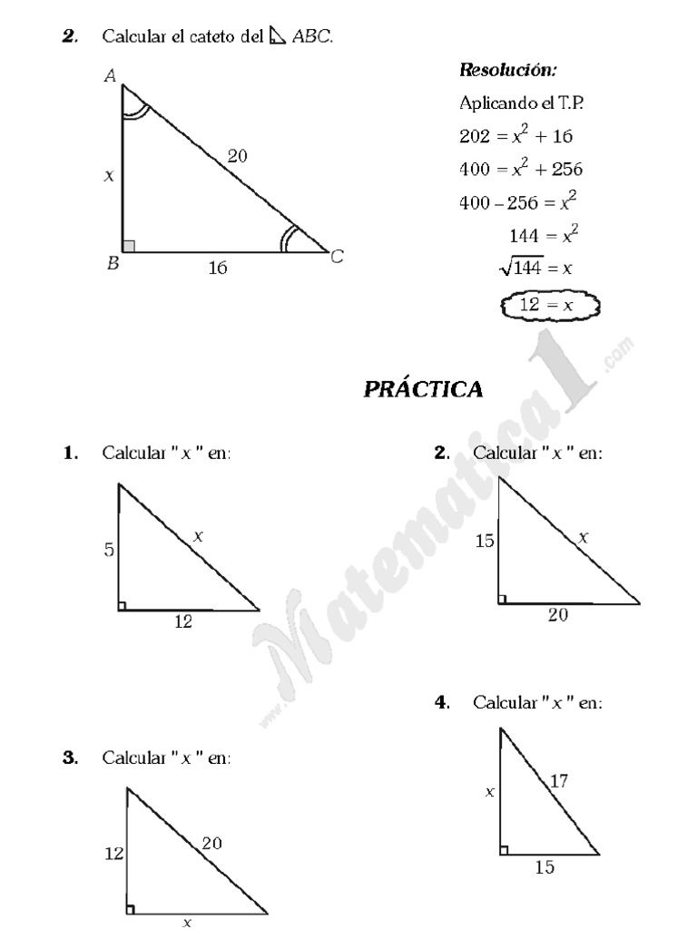 Ejercicio de Repaso, Mate 2 | PDF