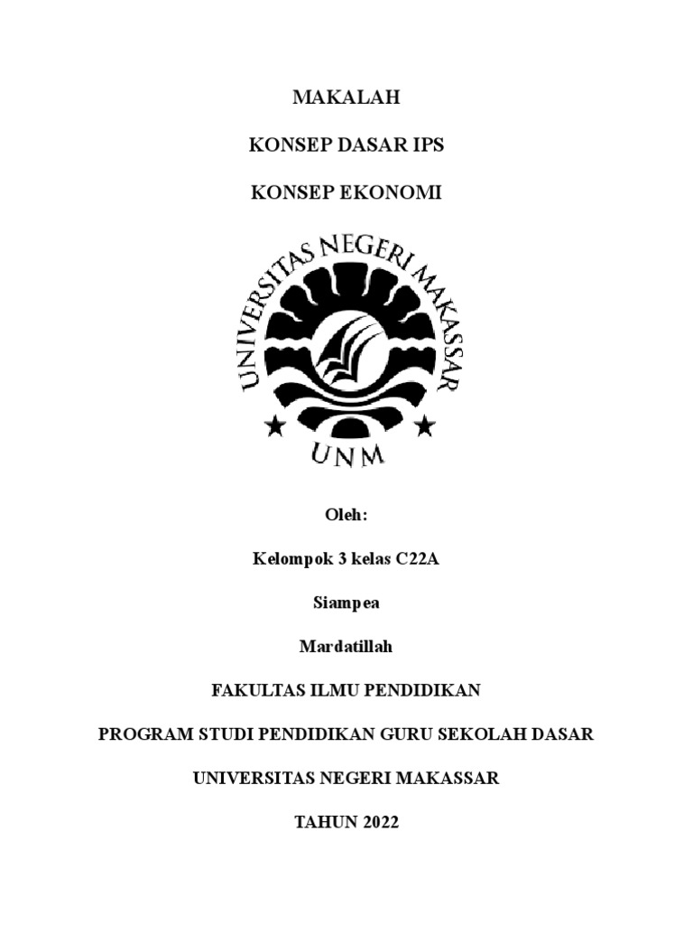 MAKALAH KONSEP DASAR IPS klp3 | PDF