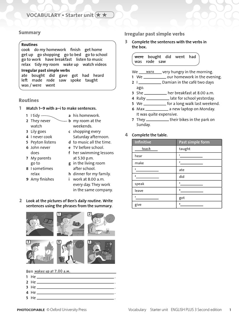 Starter Vocab Two Star | PDF | Linguistics | Language Mechanics