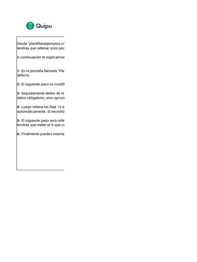 Plantilla Factura Simplificada | PDF | Factura | Contabilidad Plantilla Factura Simplificada | PDF | Factura | Contabilidad