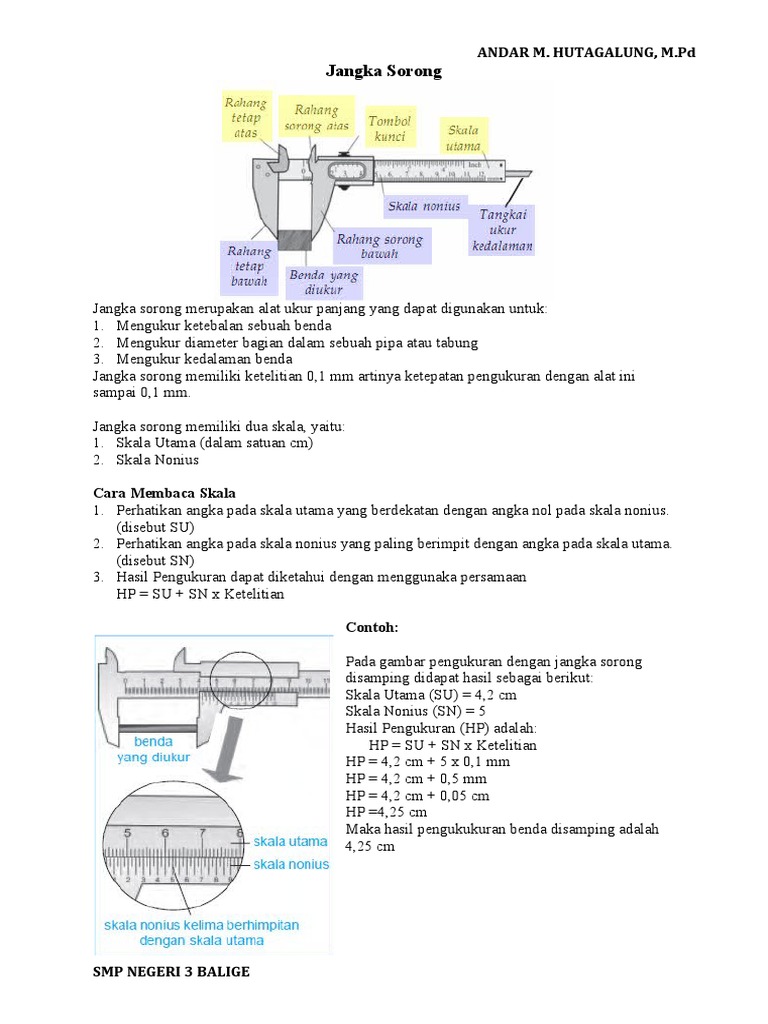 Neraca Ohaus Tiga Lengan | PDF