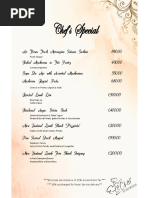 Minibar Menu | PDF