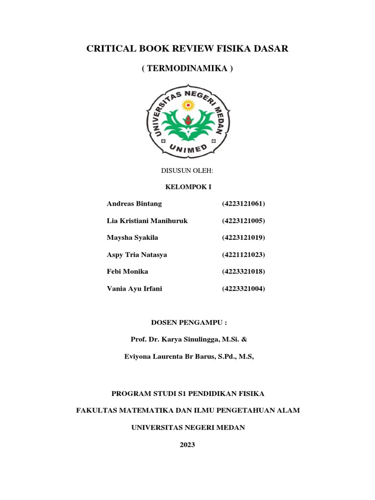 CBR Fisika Dasar Kel 1 (Termodinamika) | PDF