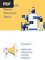 McClleland Theory of Motivation (1961) | PDF