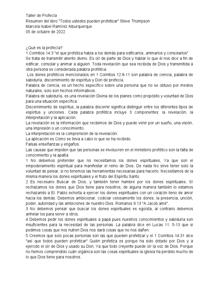 ¿Qué Es La Profecía | PDF | Profecía | Dios