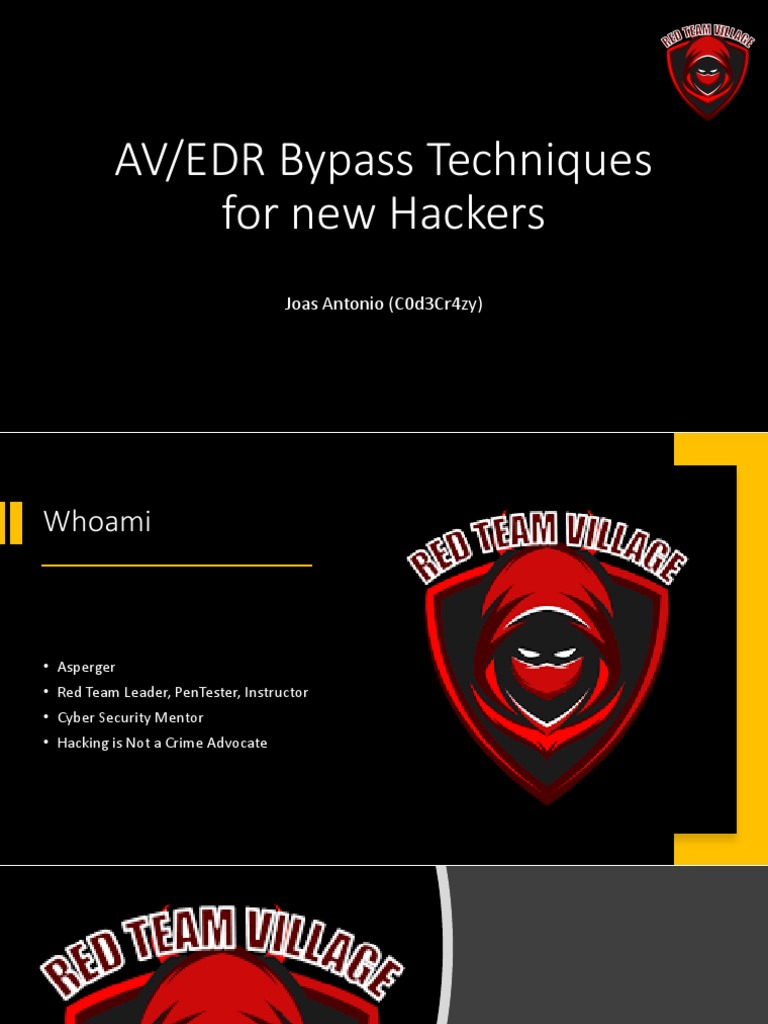 AV or EDR Bypass | Download Free PDF | Antivirus Software | Malware
