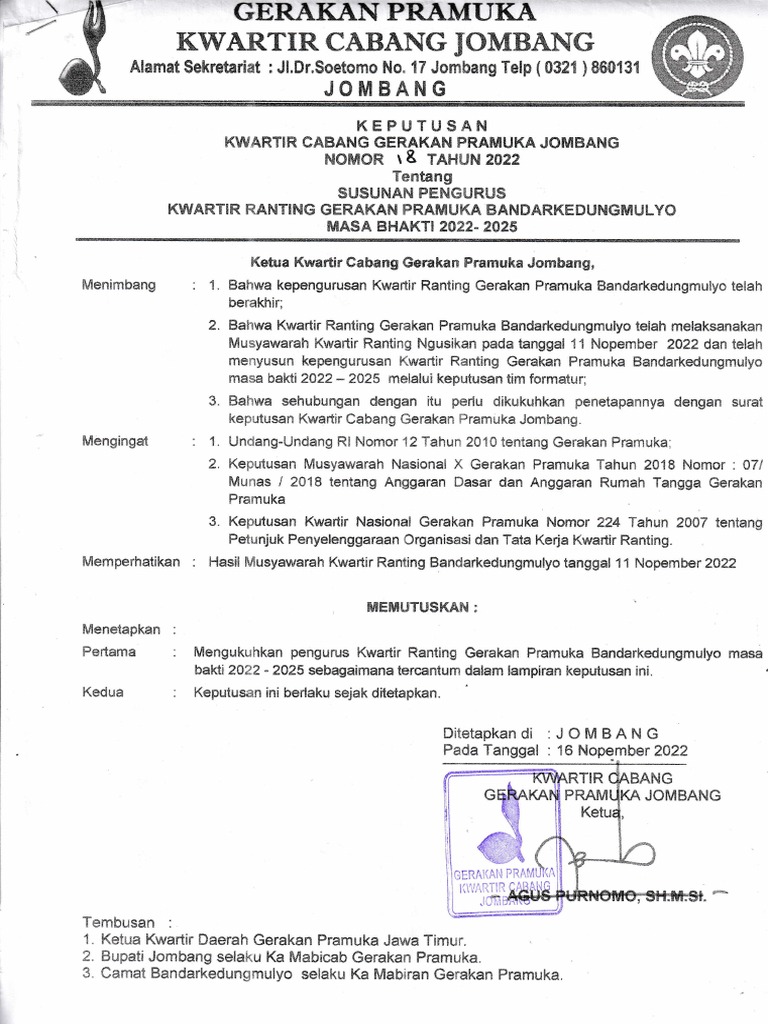 Scan Gerakan Pramuka P. Agus | PDF