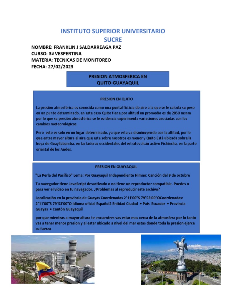 Deber 9. | PDF | Absorción (Química) | Atmósfera