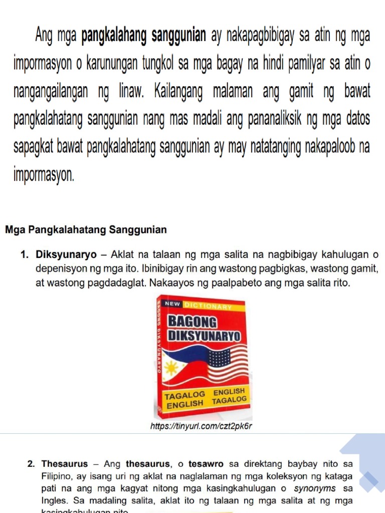Pangkalahatang Sanggunian | PDF