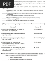 FILIPINO WORKSHEET 4 - Pagbibigay NG Angkop Na Pamagat Sa Binasang Teksto | PDF