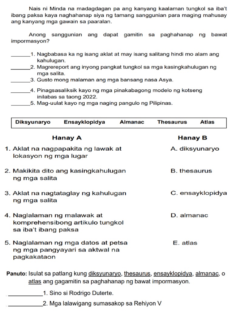 Pangkalahatang Sanggunian 2 | PDF