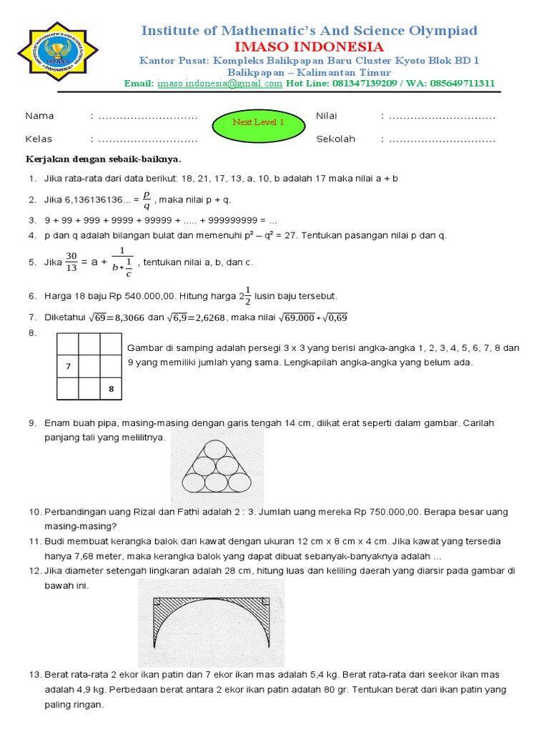 Dasar 1 | PDF | Sains & Matematika