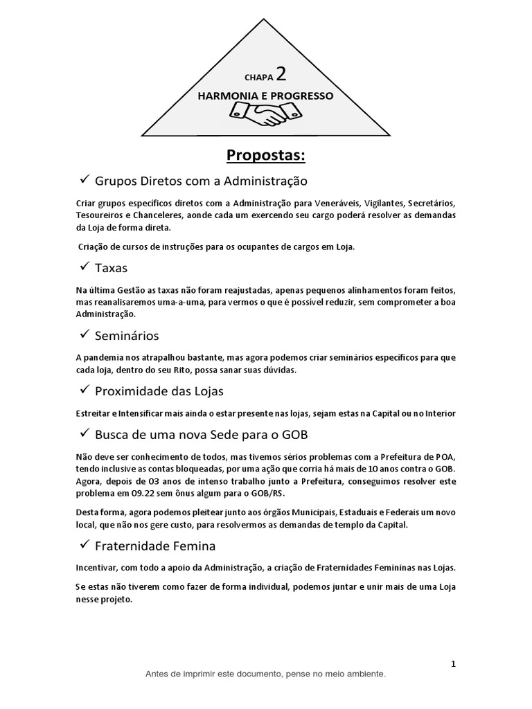 Chapa.2.Progresso e Harmonia | PDF