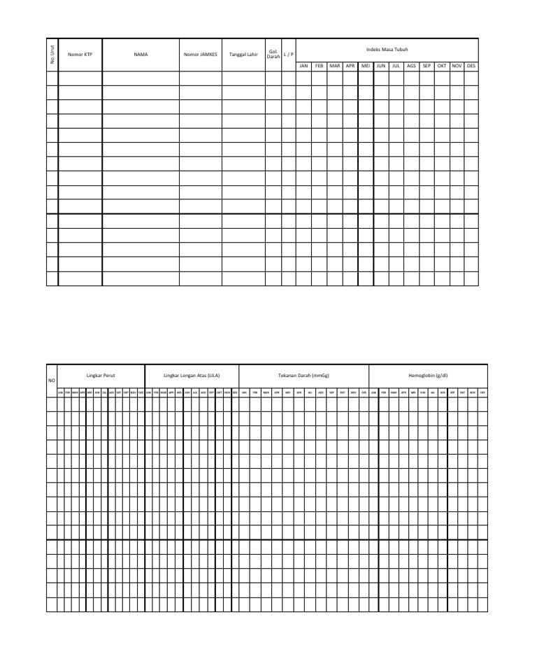 Buku Register Posyandu Remaja Pdf