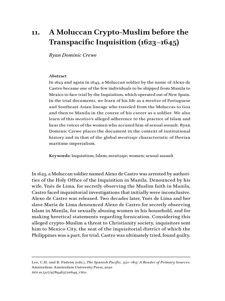 Alexo de Castro - Firstpage | PDF