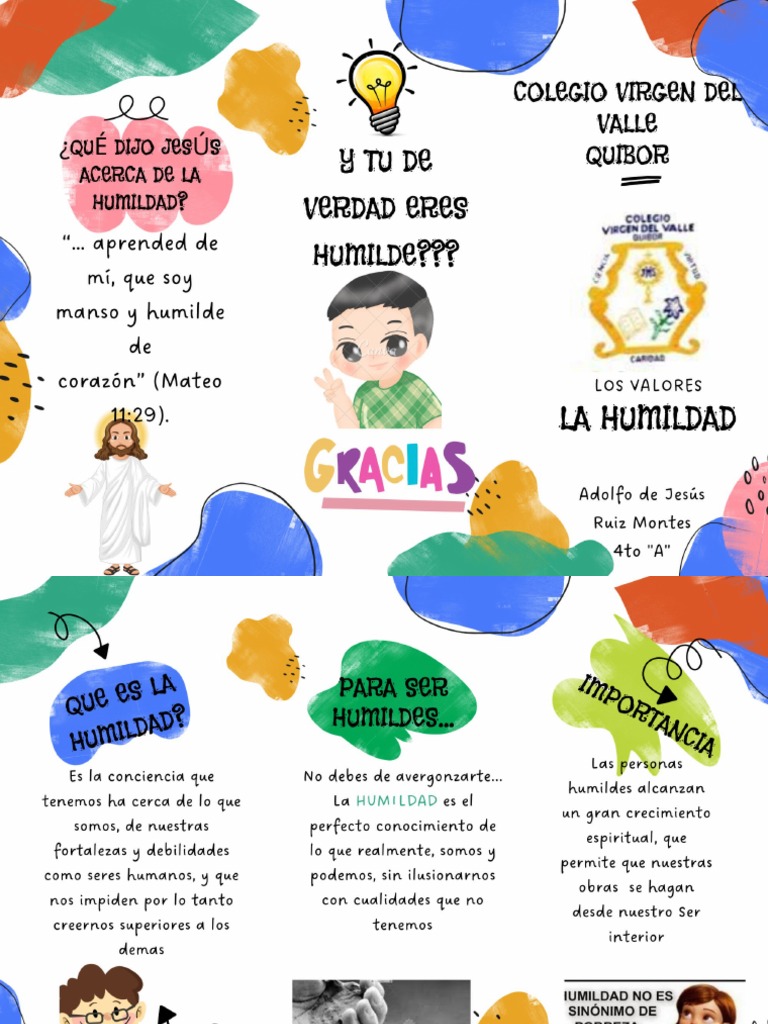 humildad triptico | PDF